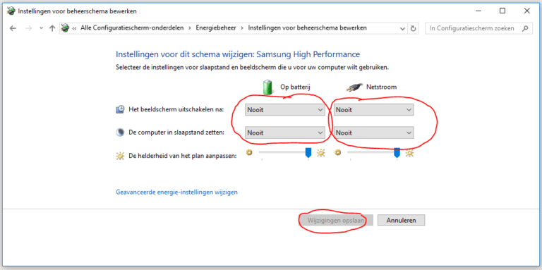 Windows 10 Schermbeveiliging instellen of uitschakelen