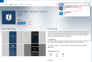 Sonicwall Mobile Connect inrichten en scripten